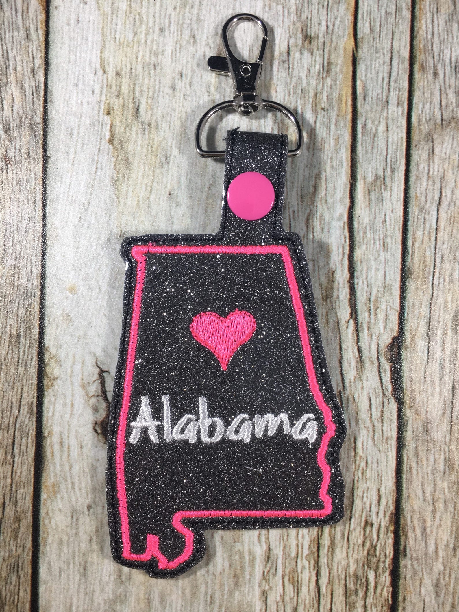 Alabama Alabama Keychain State of Alabama Alabama Pride | Etsy