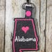Alabama Alabama Keychain State of Alabama Alabama Pride - Etsy