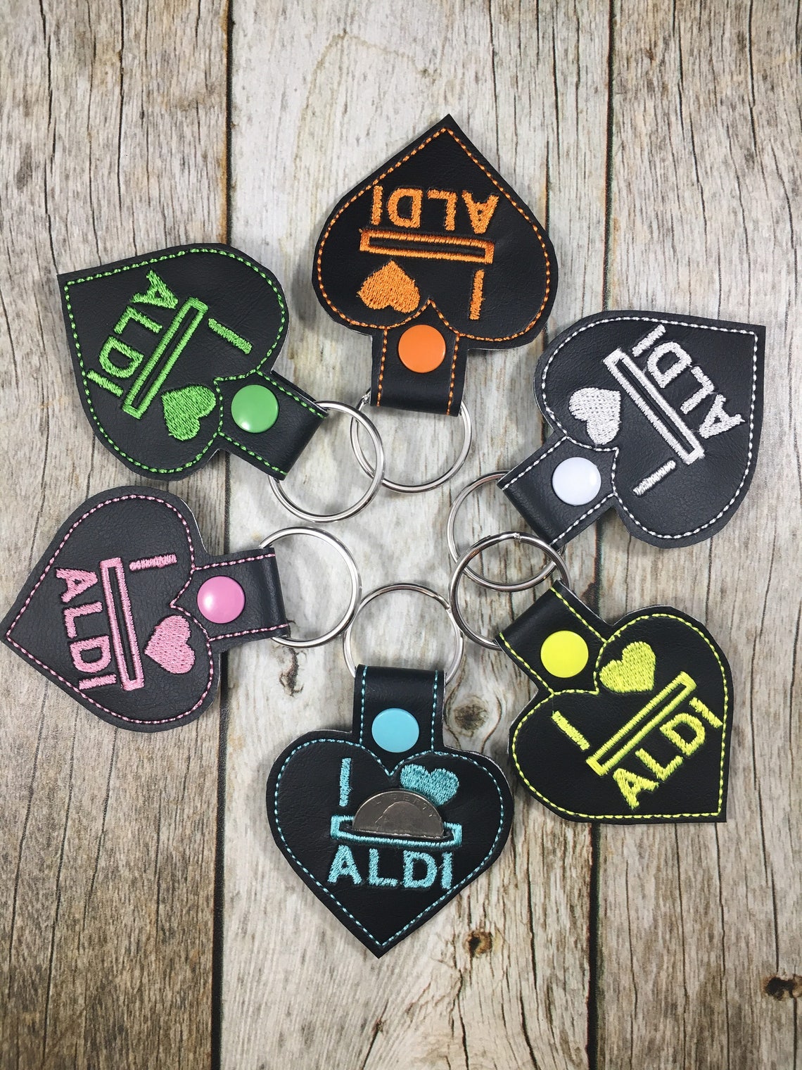 Aldi Key Fob Aldi Quarter Keeper Aldi Keychain Key Fob | Etsy