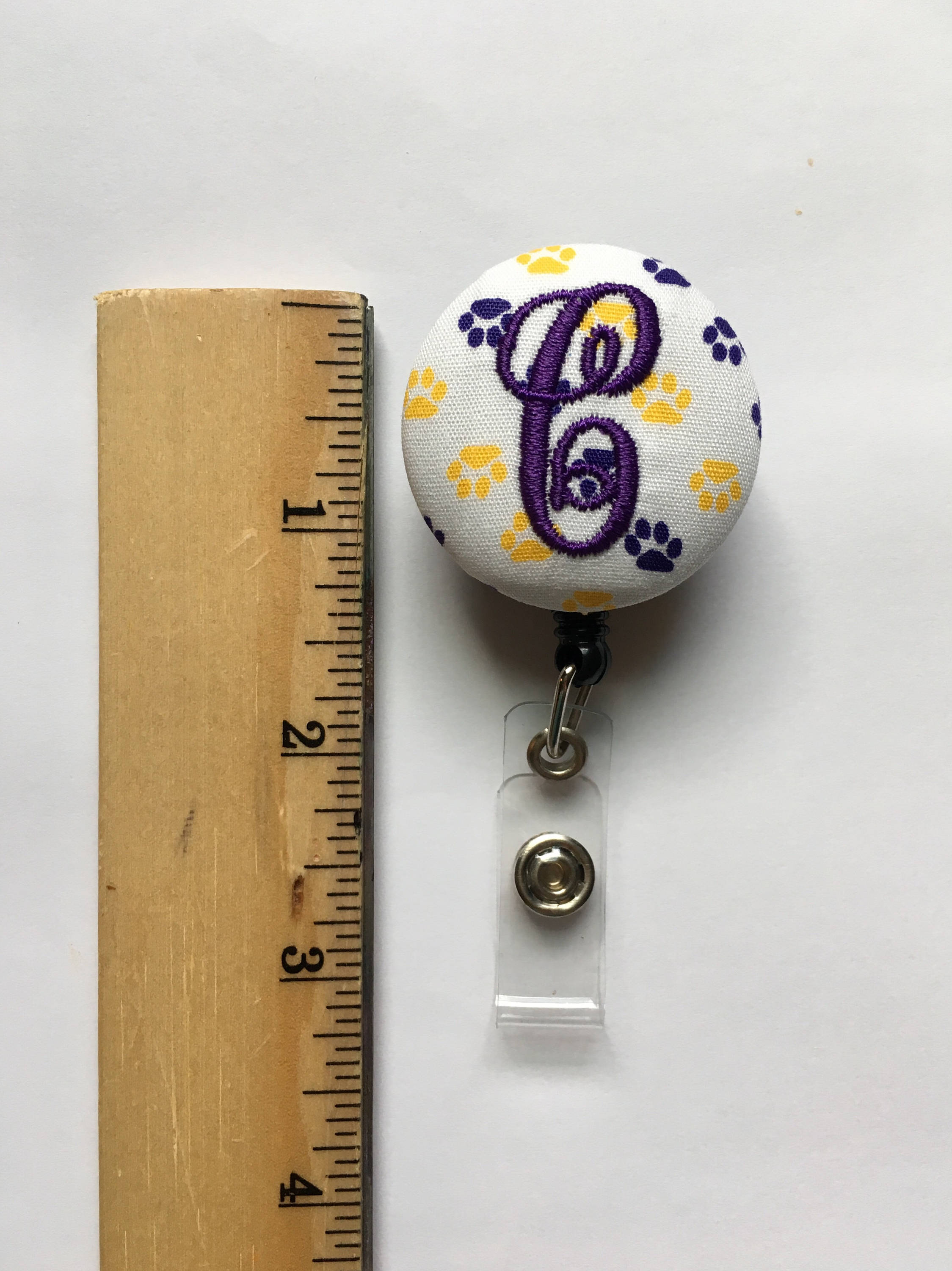 Badge Reel, Monogrammed Badge Reel, Badge Holder, ID Badge, Lanyard ...