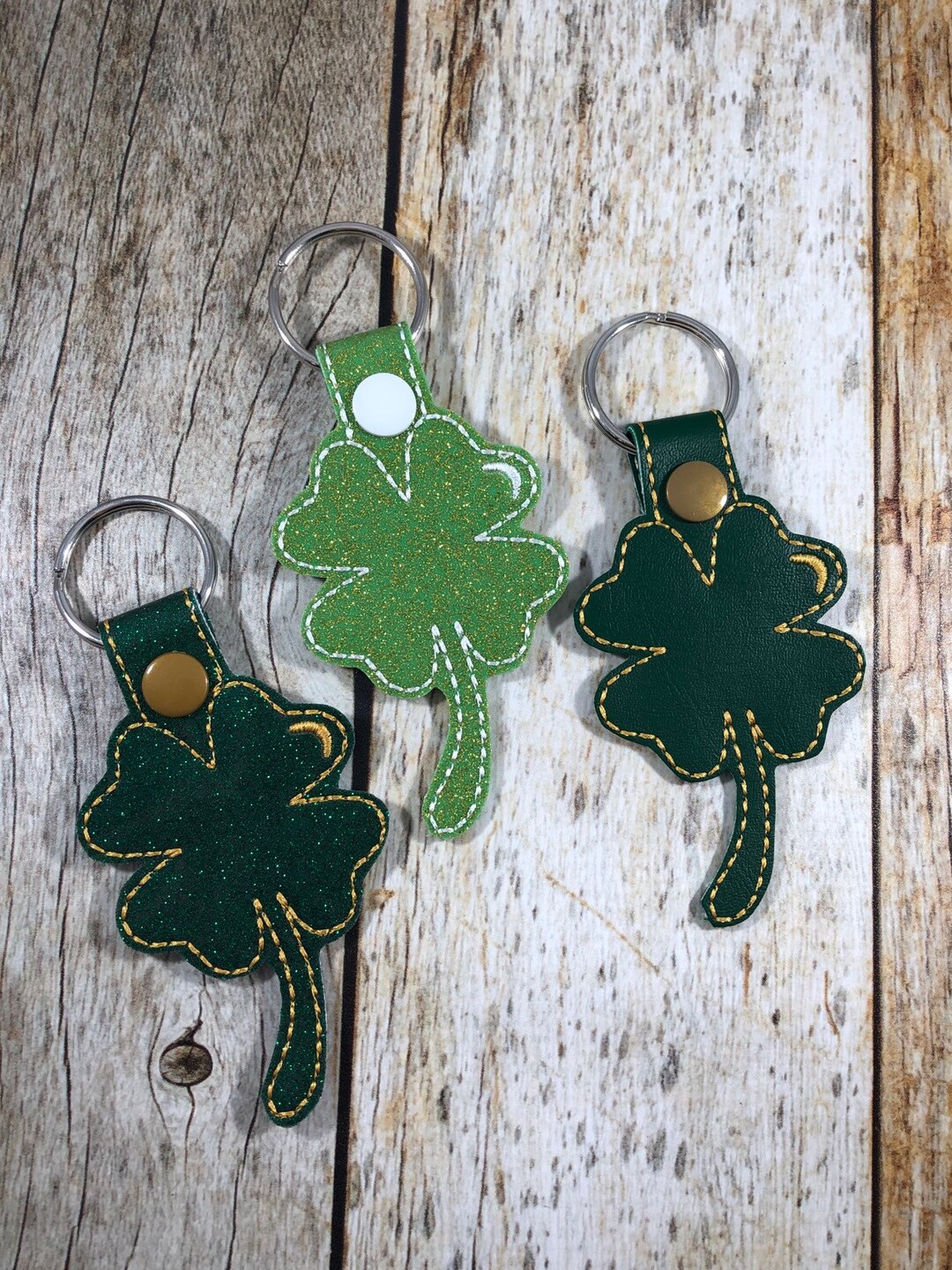 Clover Keychain, Saint Patrick's Day, Irish Pride, Irish Keychain ...