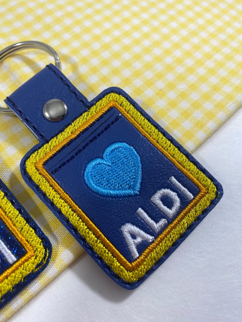 Aldi Keychain, Cart Key, Quarter Keeper, Aldi Quarter Holder, Cart ...