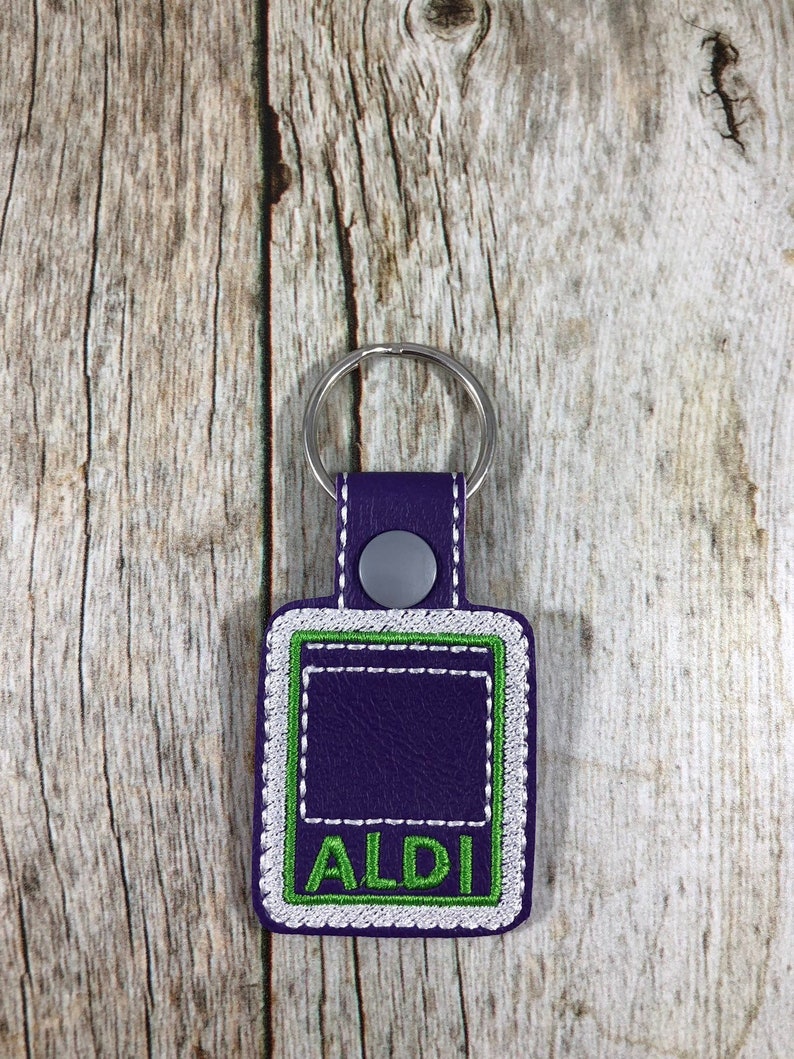 Aldi Keychain Quarter Keeper Aldi Quarter Holder Aldis | Etsy