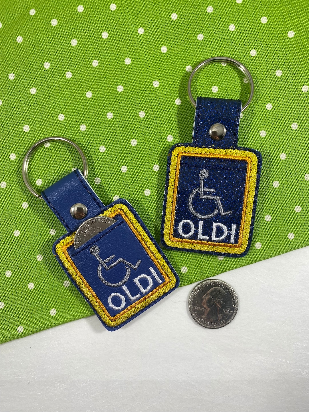 Aldi Keychain, Oldi Keychain, Oldi Cart Coin, Cart Key, Quarter Keeper ...
