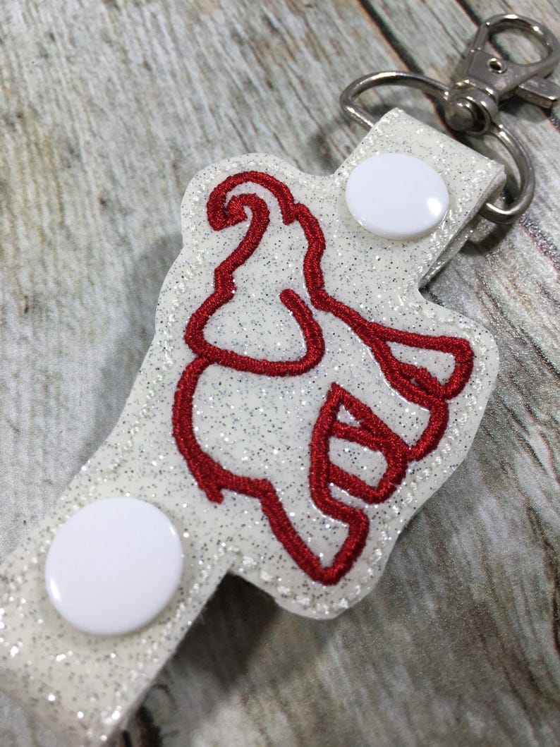 Alabama Roll Tide Alabama Keychain Key Fob Elephant - Etsy