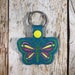 Butterfly Keychain, Butterfly, Butterfly Keyfob, Bookbag Charm, Zipper ...