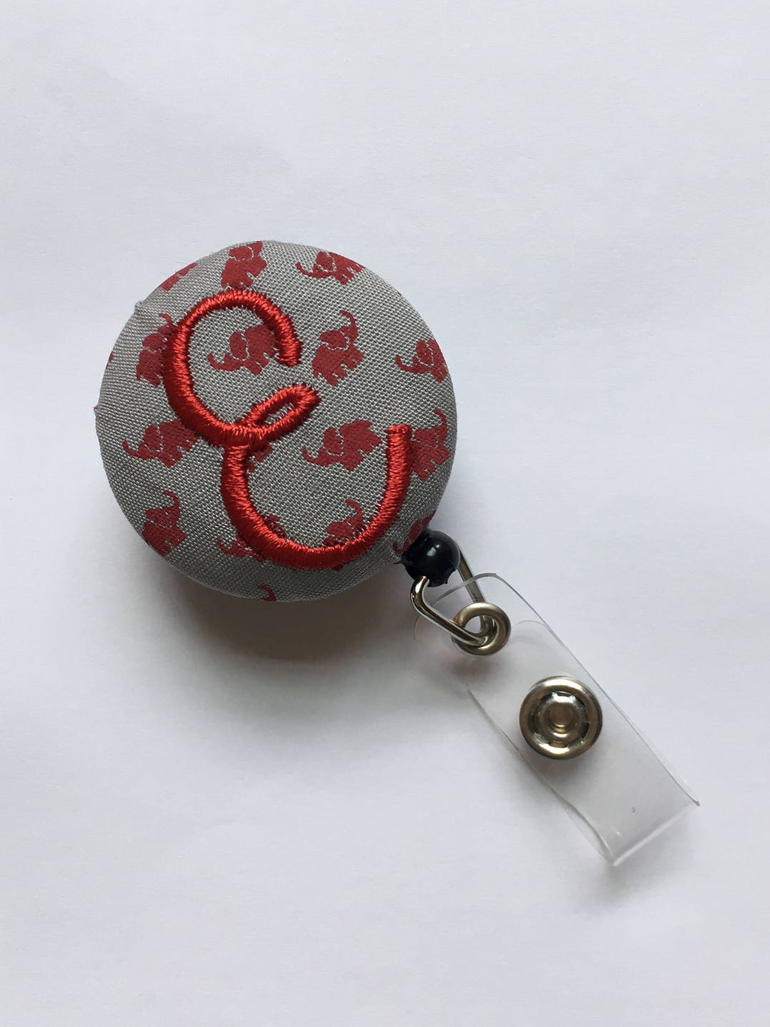 Badge Reel, Monogram, Monogrammed Badge, Badge Holder, Lanyard, Alabama ...