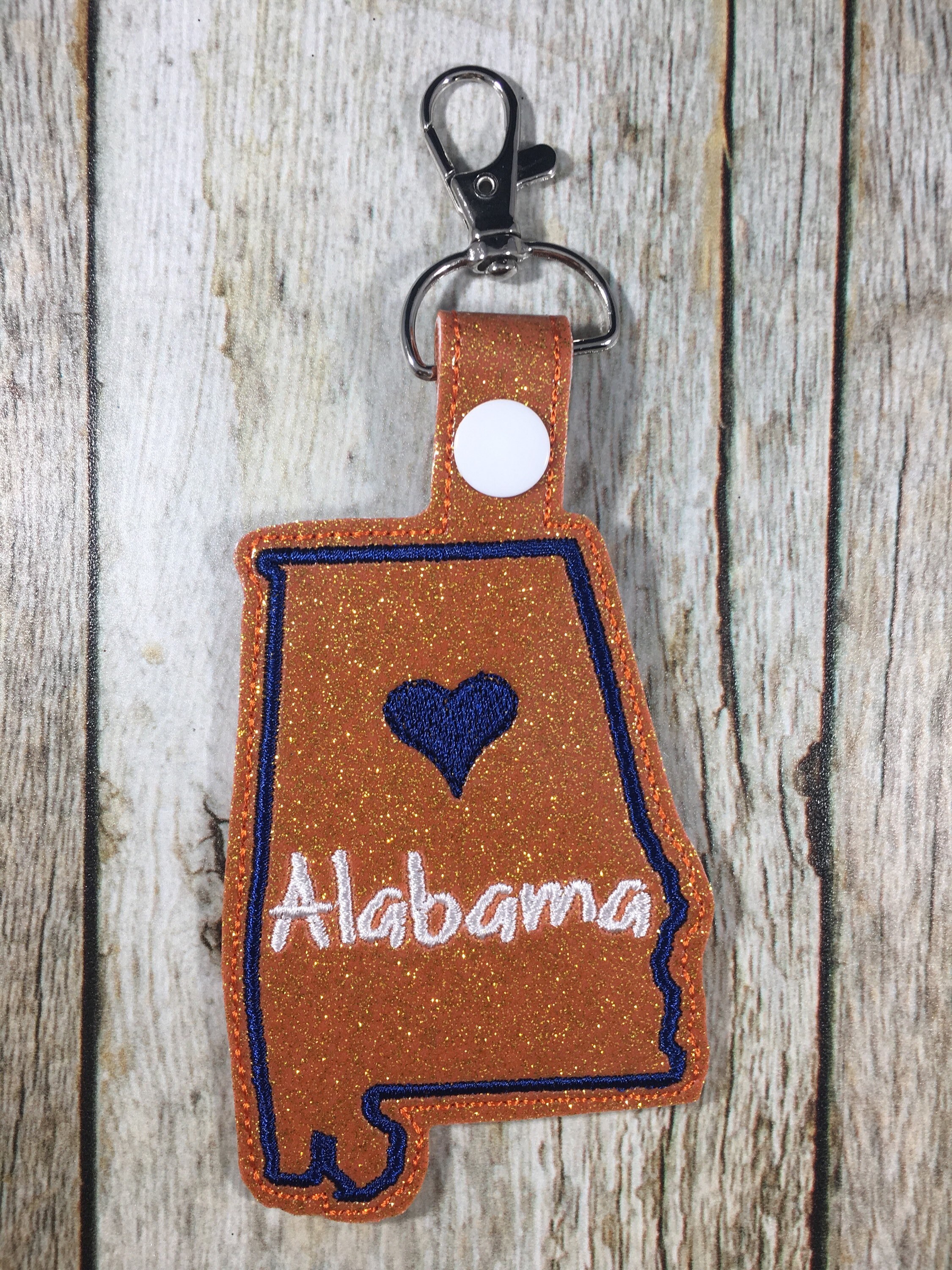 Alabama Alabama Keychain State of Alabama Alabama Pride | Etsy
