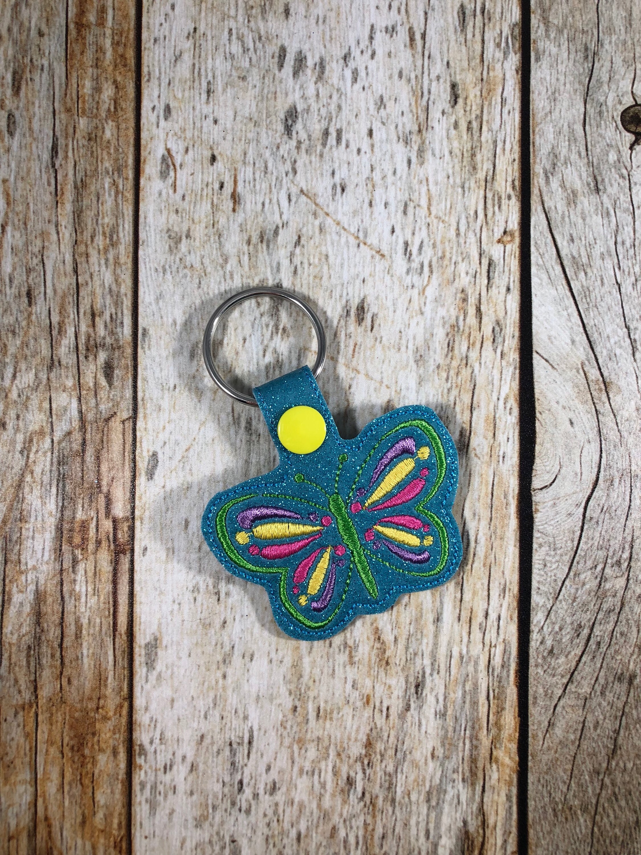 Butterfly Keychain Butterfly Butterfly Keyfob Bookbag | Etsy