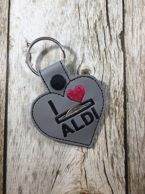 Aldi Keychain Aldi Quarter Keeper Birthday Gift Aldi Aldi | Etsy