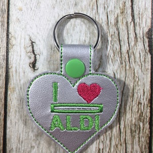 Aldi Key Fob, Aldi, Keychain, Aldi Quarter Keeper, Birthday Gift ...
