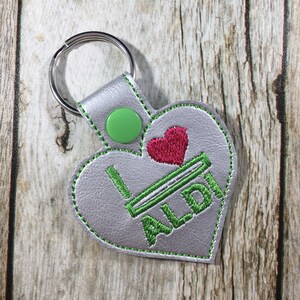 Aldi Key Fob, Aldi, Keychain, Aldi Quarter Keeper, Birthday Gift ...