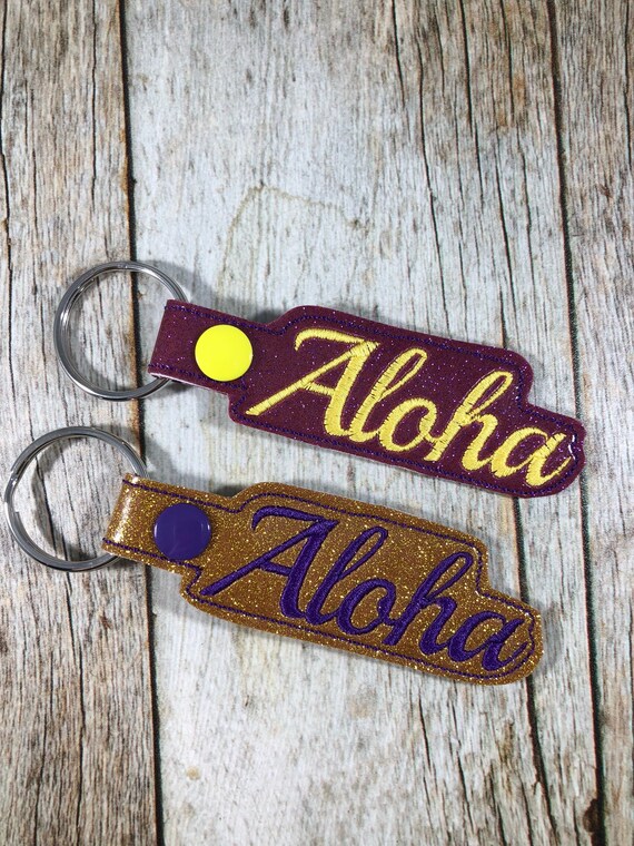 Aloha Keychain Hawaii Aloha Hawaiian Vacation Hawaii - Etsy