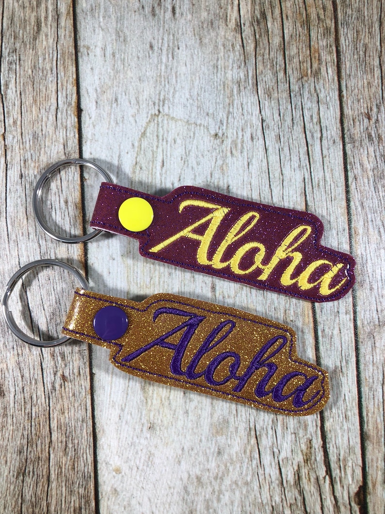 Aloha Keychain Hawaii Aloha Hawaiian Vacation Hawaii - Etsy