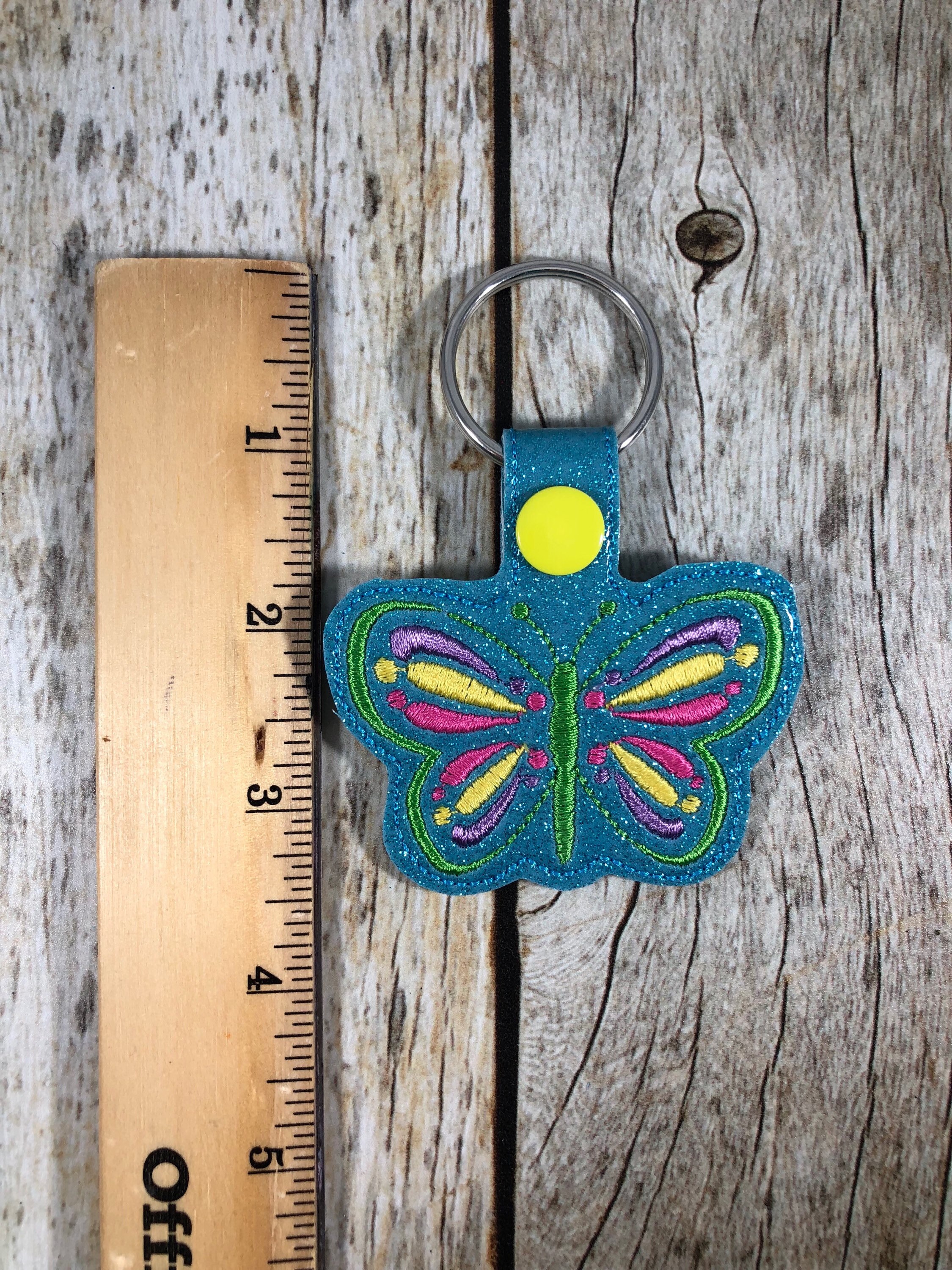 Butterfly Keychain Butterfly Butterfly Keyfob Bookbag - Etsy