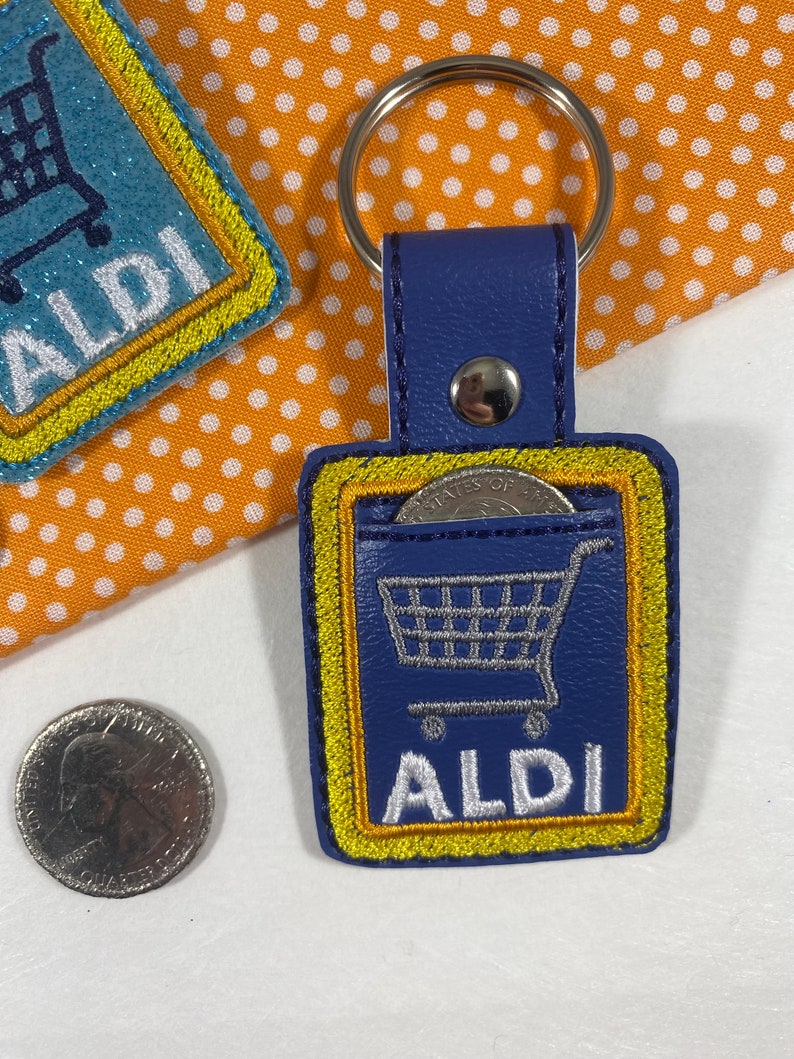 Aldi Keychain, Cart Key, Quarter Keeper, Aldi Quarter Holder, Shopping ...