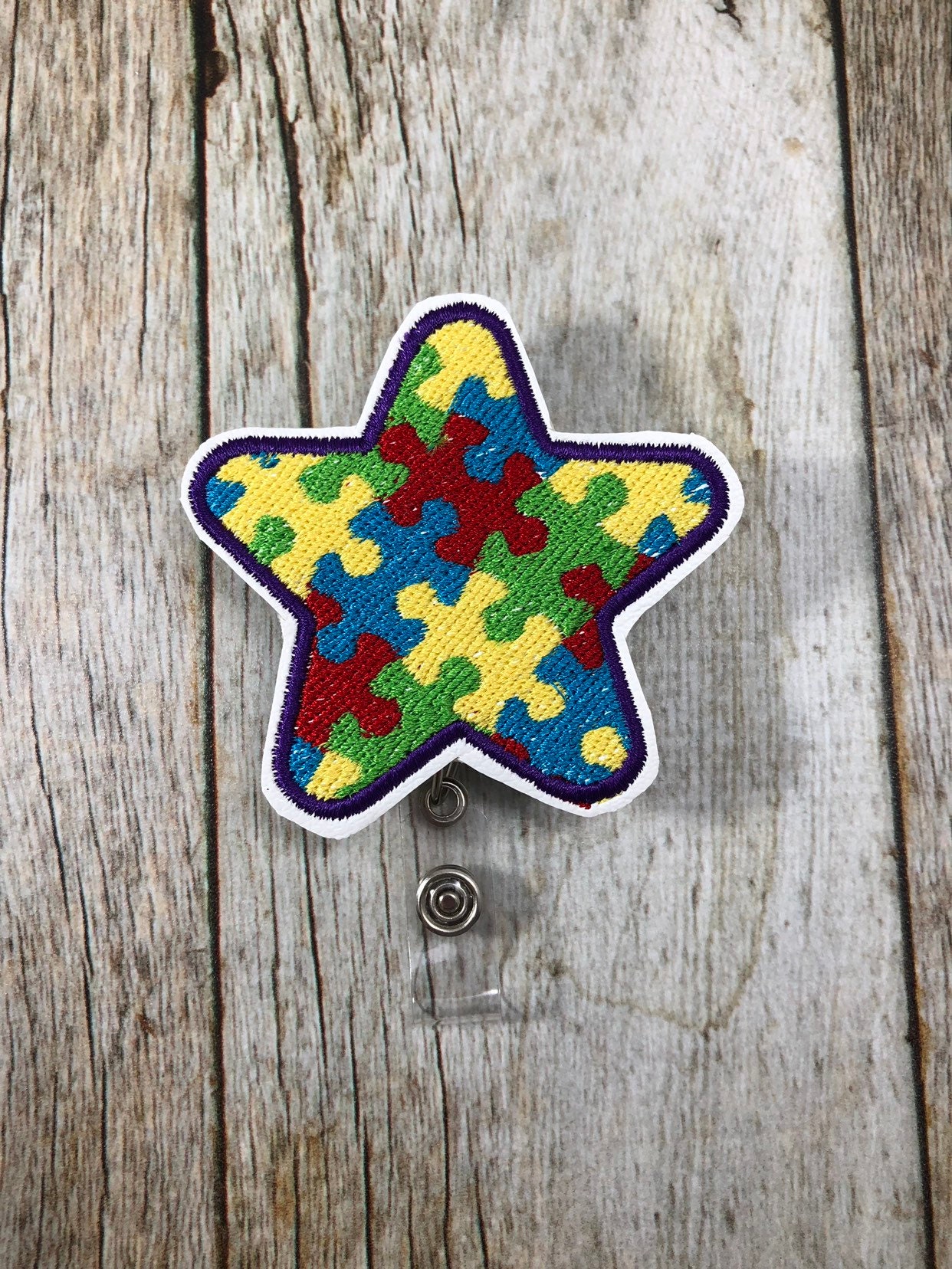 Autism Awareness Autism Badge Reel Nurse Badge Reel Badge | Etsy