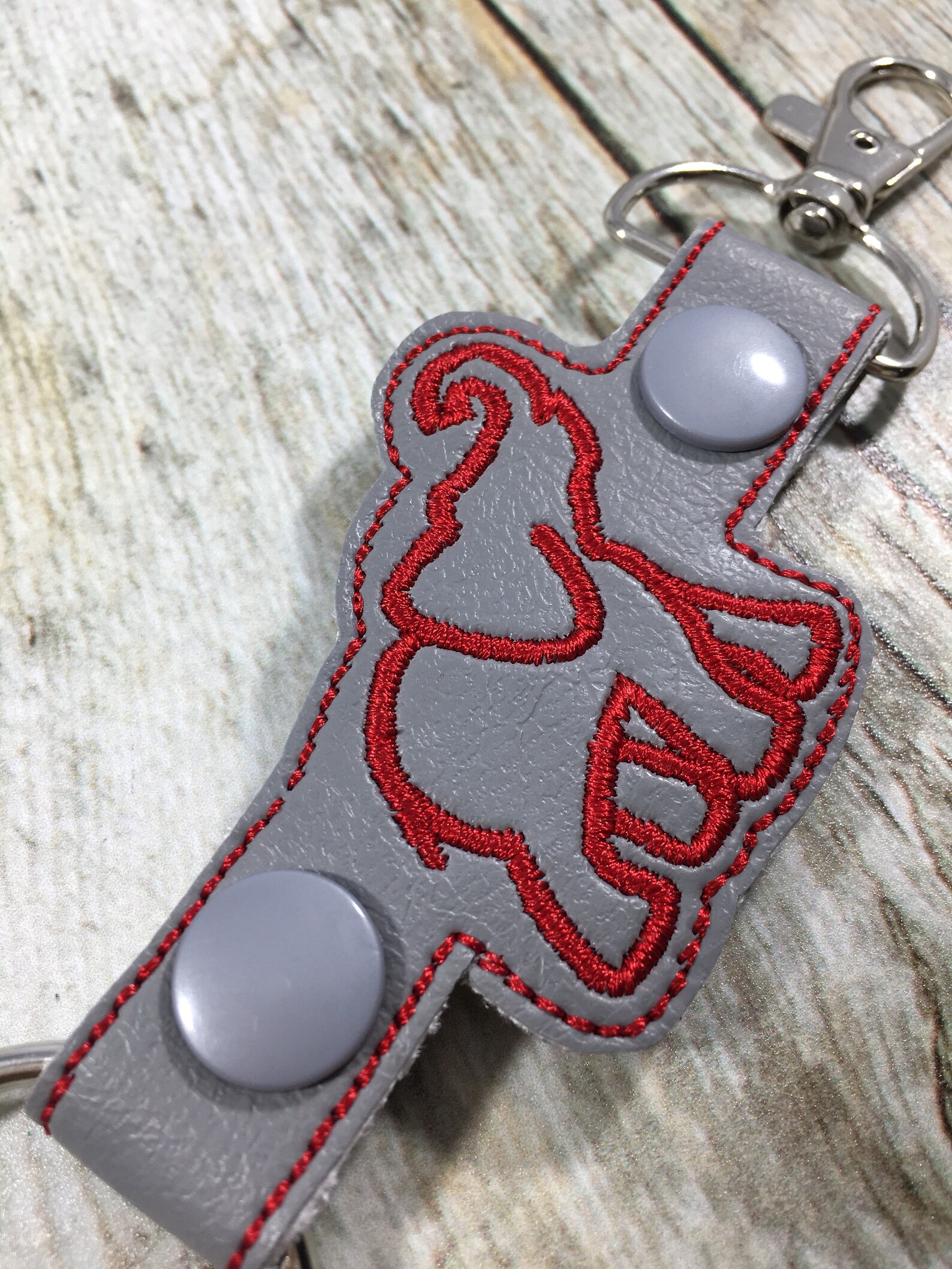 Alabama Roll Tide Alabama Keychain Key Fob Elephant | Etsy