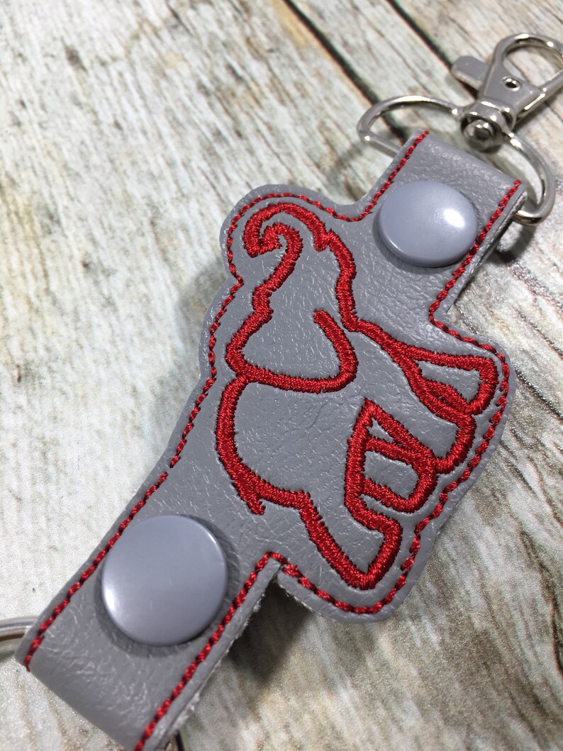 Alabama Roll Tide Alabama Keychain Key Fob Elephant - Etsy