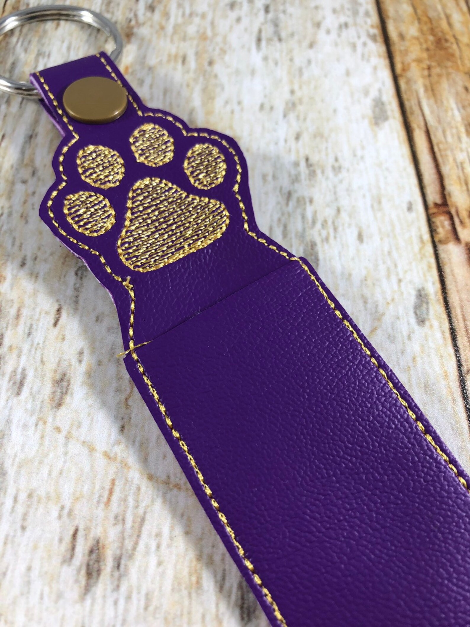 Paw Print Keychain Paw Print Gift Paw Print Chap Stick | Etsy