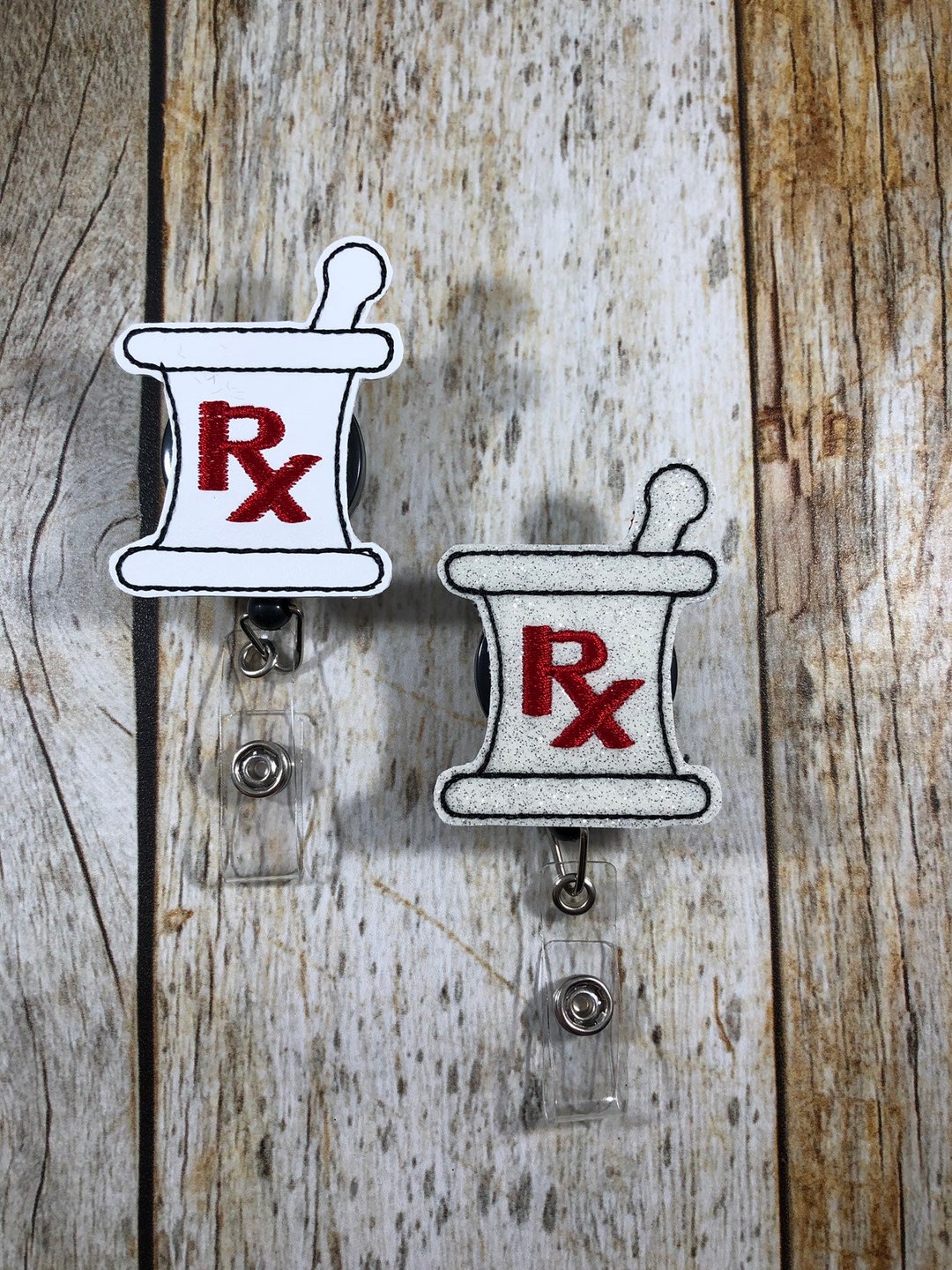 RX Badge Reel, Badge Reel, Nurse Badge Reel, Pharmacist Badge Reel ...