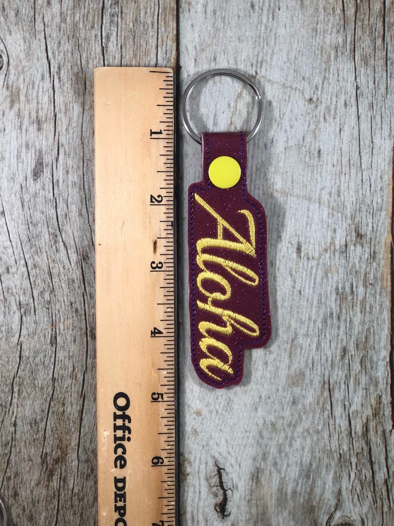 Aloha Keychain Hawaii Aloha Hawaiian Vacation Hawaii - Etsy