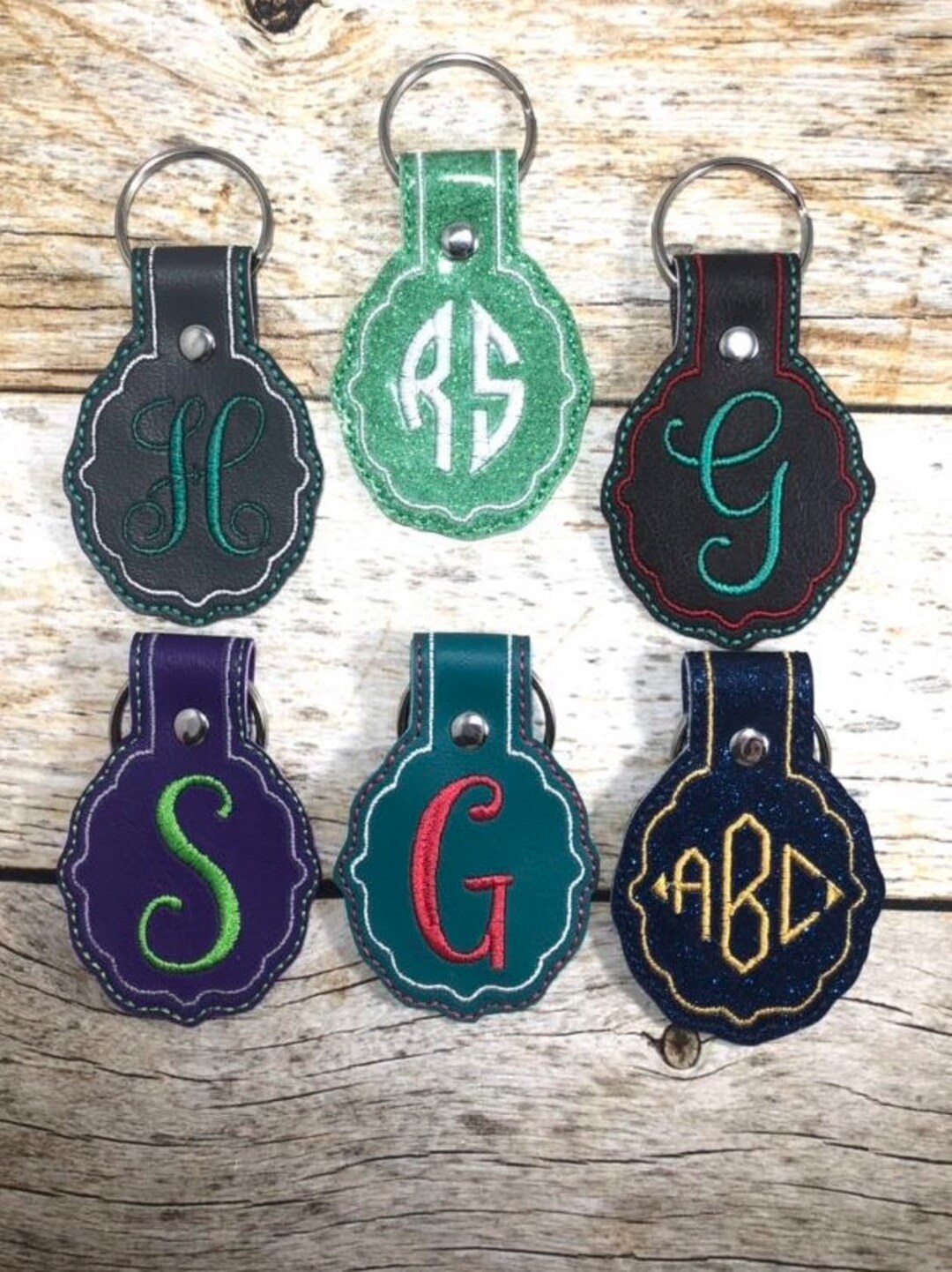 Monogrammed Keychain, Monogrammed Gift, Monogram, Keychain, Key Fob ...