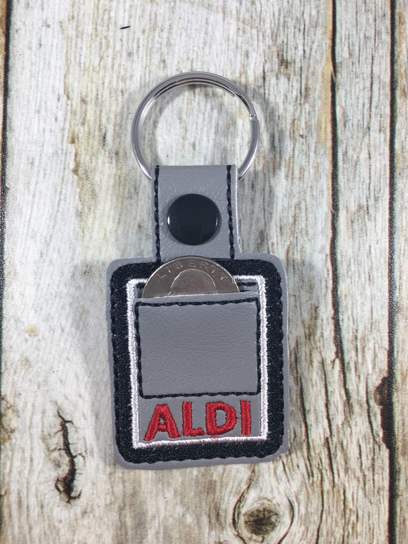 Aldi Keychain, Quarter Keeper, Aldi Quarter Holder, Aldis, Aldi, Keyfob ...