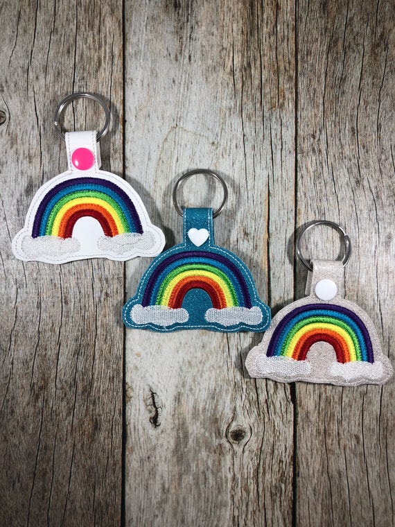 Rainbow Unicorn Rainbow Keychain Friend Gift Rainbow Party | Etsy