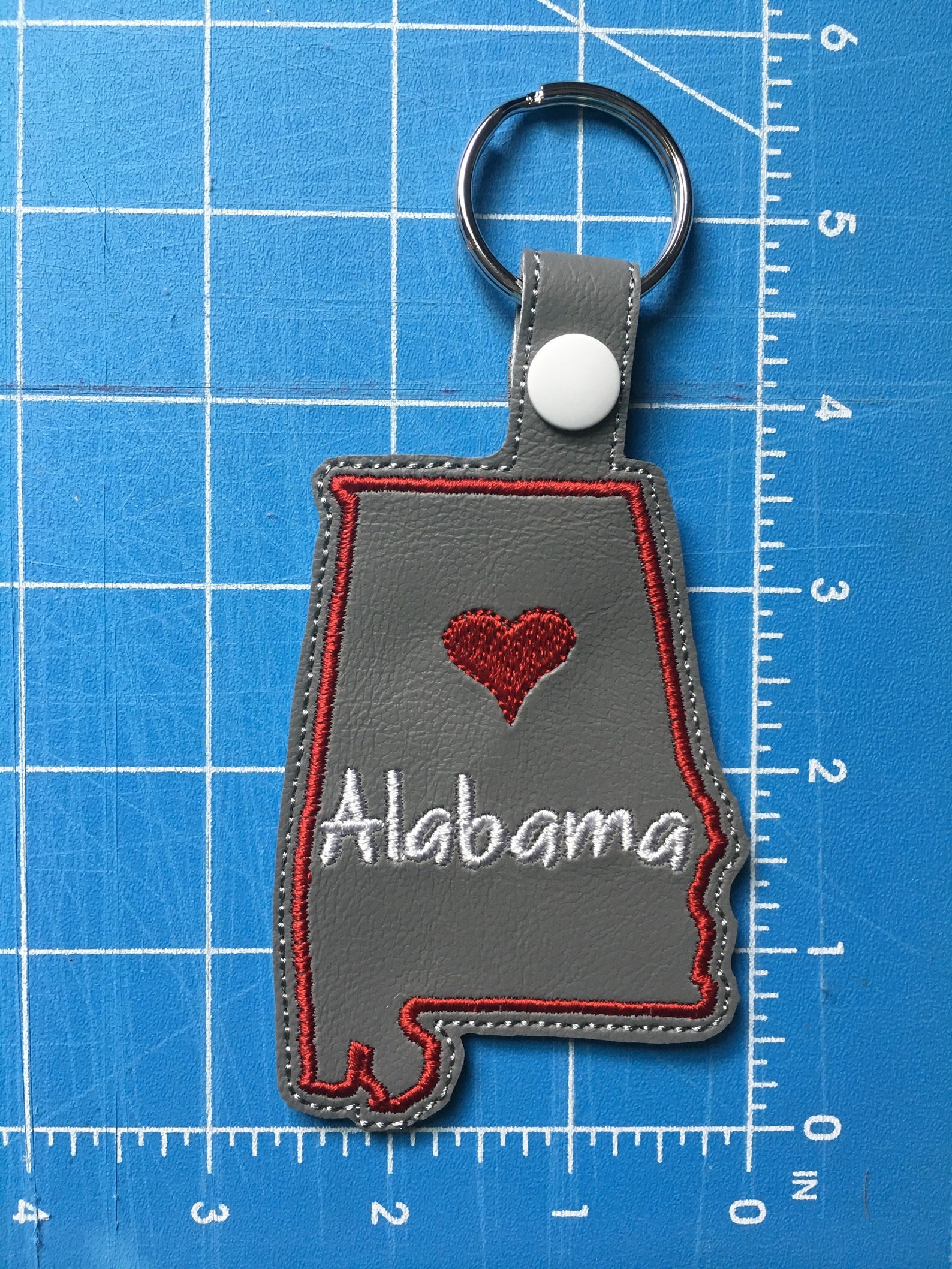 Alabama Alabama Keychain State of Alabama Alabama Pride | Etsy