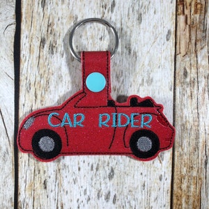 Bus Rider, Car Rider, School, Keychain, School Keychain, Bus Tag, Car ...