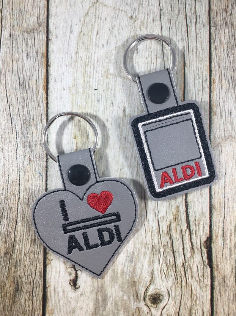 Aldi Keychain, Quarter Keeper, Aldi Quarter Holder, Aldis, Aldi, Keyfob ...