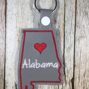 Alabama, Alabama Keychain, State of Alabama, Alabama Pride, Luggge ID ...