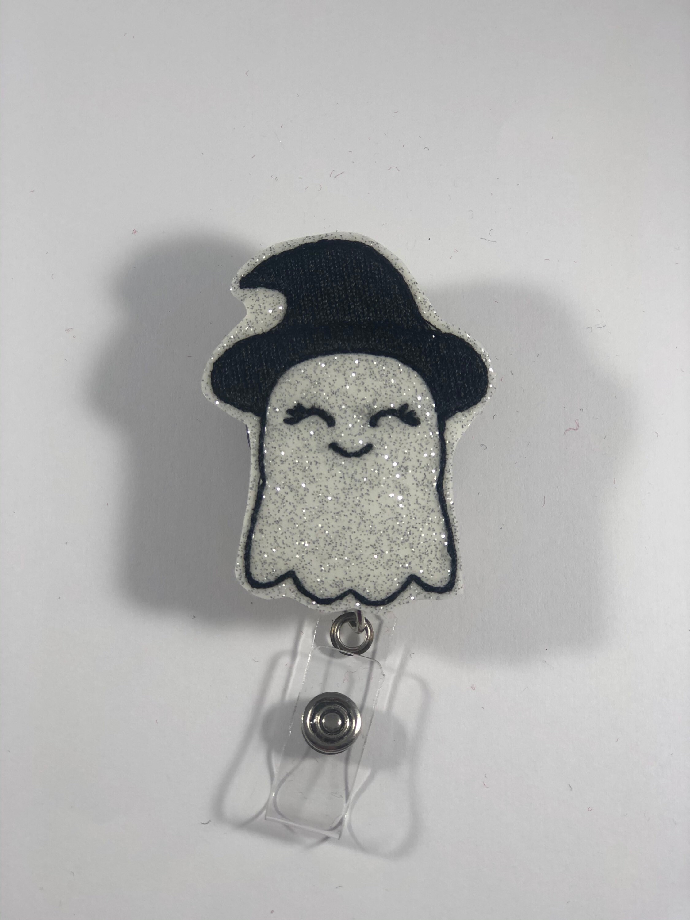 Ghost Badge Badge Reel Cute Ghost Badge Reel Halloween | Etsy