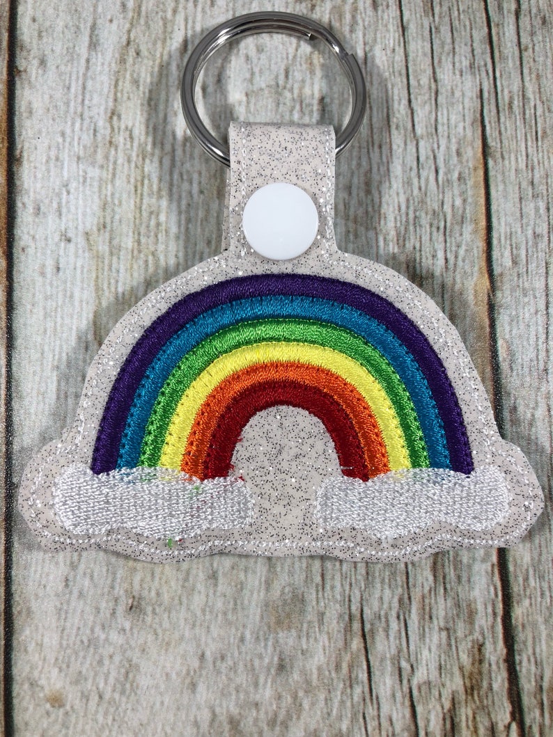 Rainbow Unicorn Rainbow Keychain Friend Gift Rainbow Party | Etsy