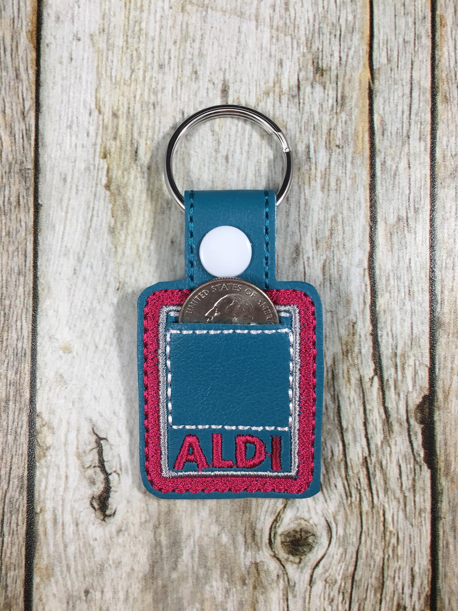 Aldi Quarter Holder, Aldi Quarter Keychain, Aldi Key Fob, Quarter ...