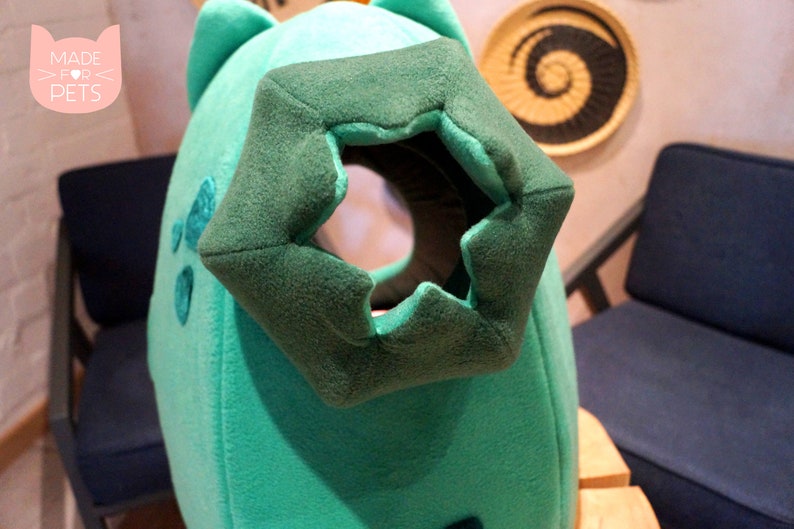 Bulbasaur Cat Bed Pokemon Cat Furniture Christmas Gift Idea - Etsy