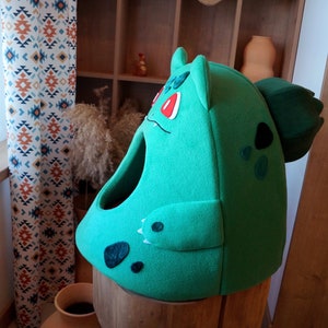 Bulbasaur Cat Bed Pokemon Cat Furniture Christmas Gift Idea - Etsy
