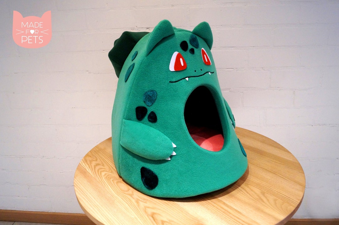 Bulbasaur Cat Bed Pokemon Cat Furniture Christmas Gift Idea - Etsy