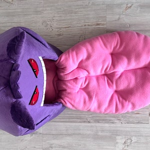 Gengar Pokemon Plush Cat Bed, Indoor Pet Furniture, Dog Nest, Kids Gift ...