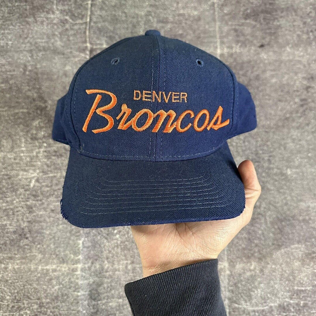 Men's Vintage 90s Sports Specialties Denver Broncos Wool Script ...