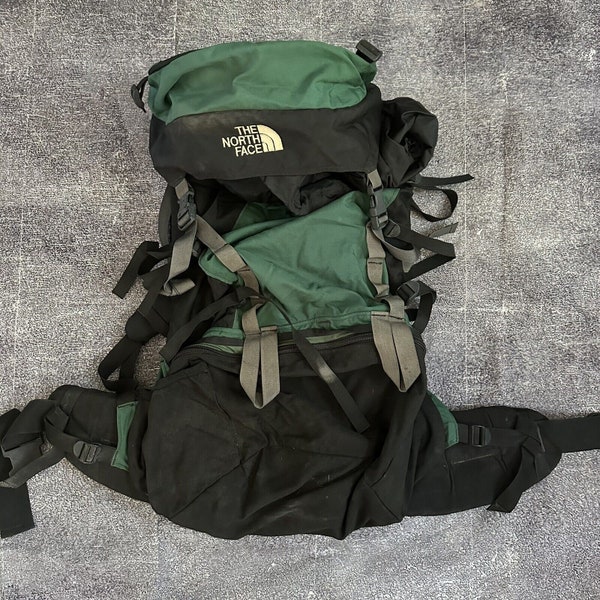 North Face Backpack - Etsy