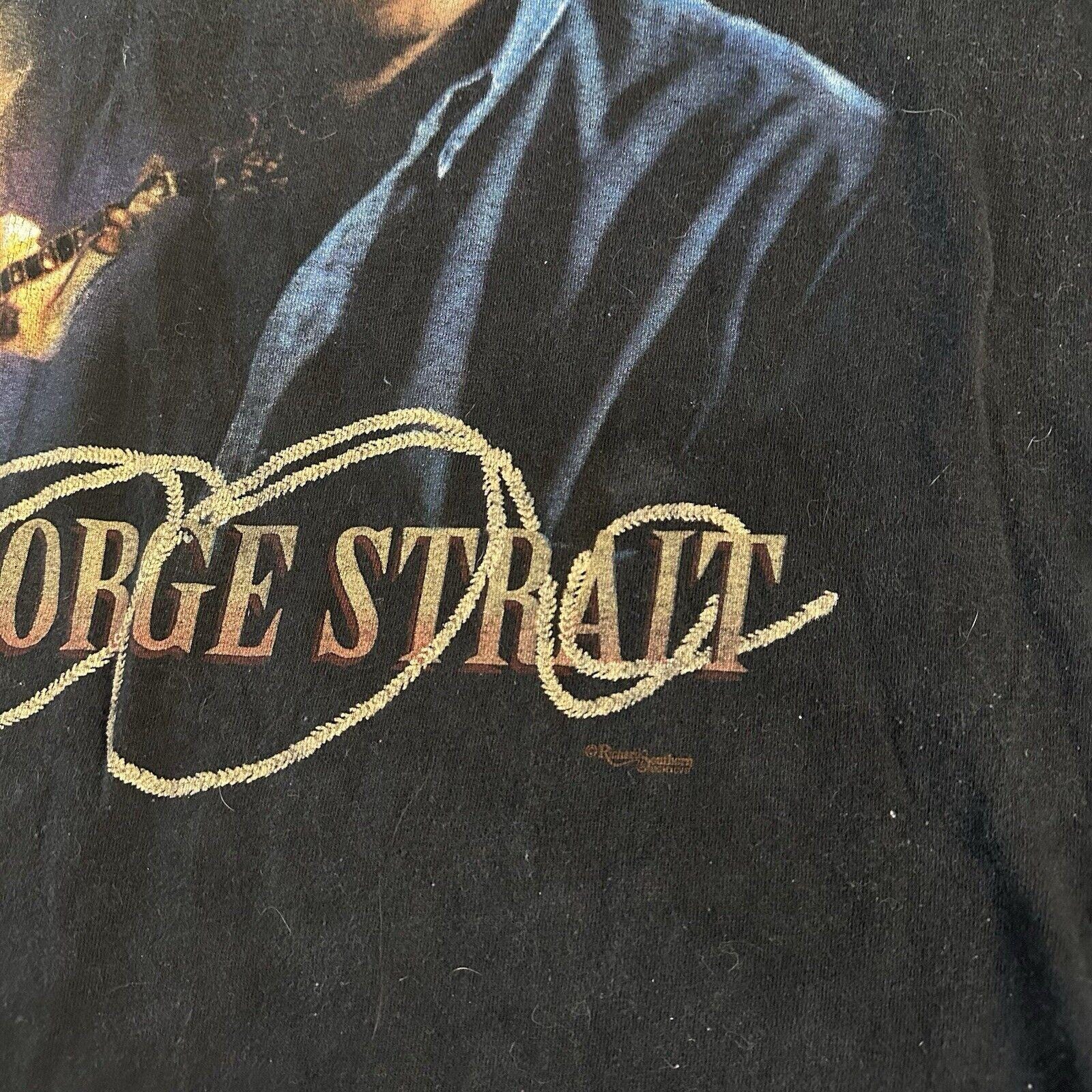 Men's Vintage 90s Tultex George Strait Country Music Festival T Shirt ...