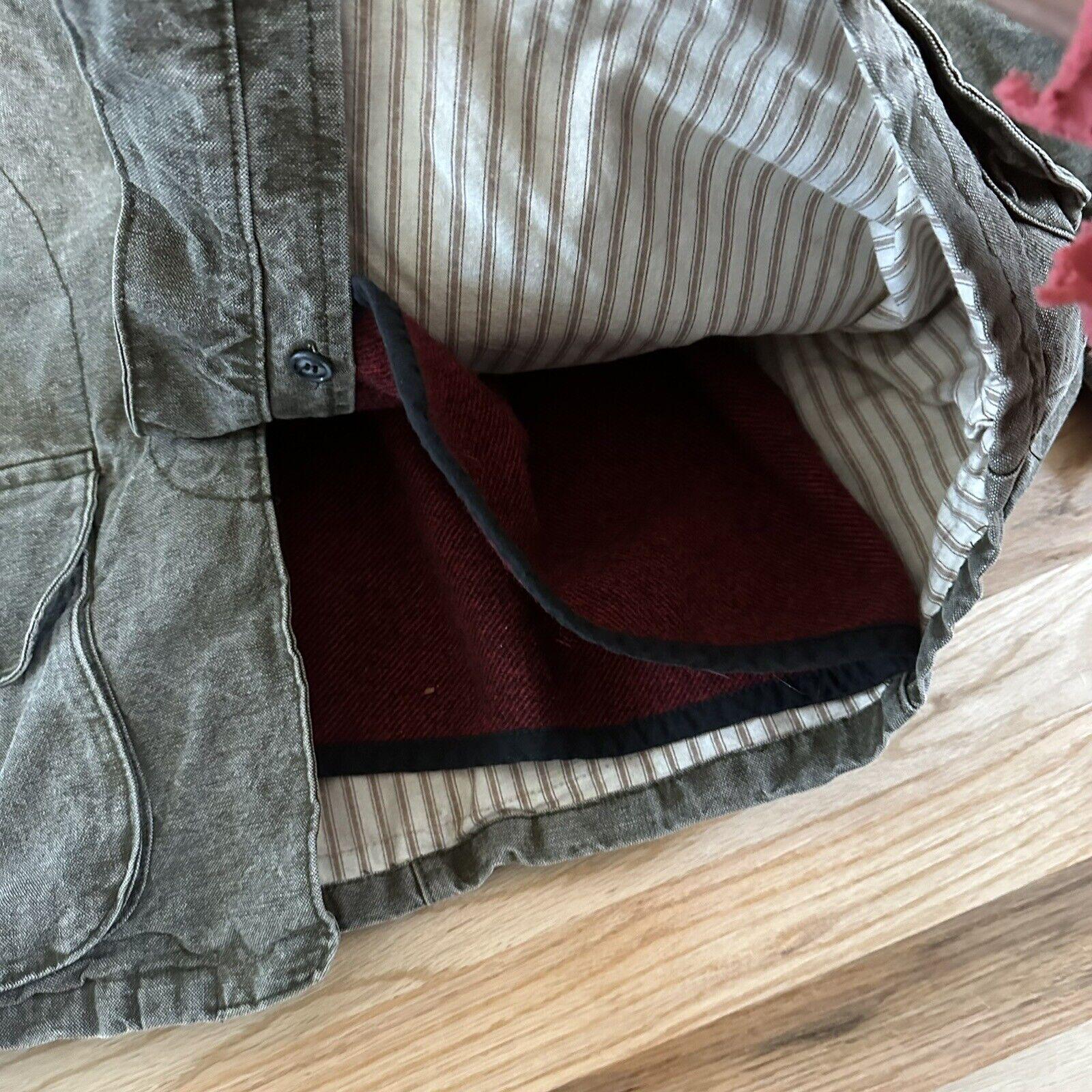 Men's Vintage the Australian Outback Canvas Blanket Lined Duster Coat ...