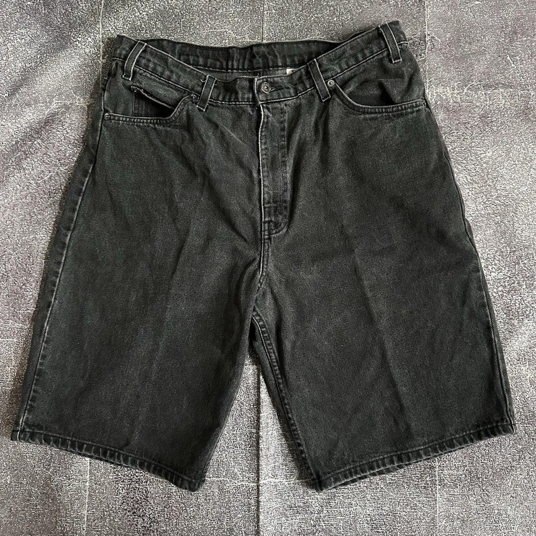 Men's Vintage 90's Levi's Orange Tab 550 11" Black Denim Baggy Jean ...