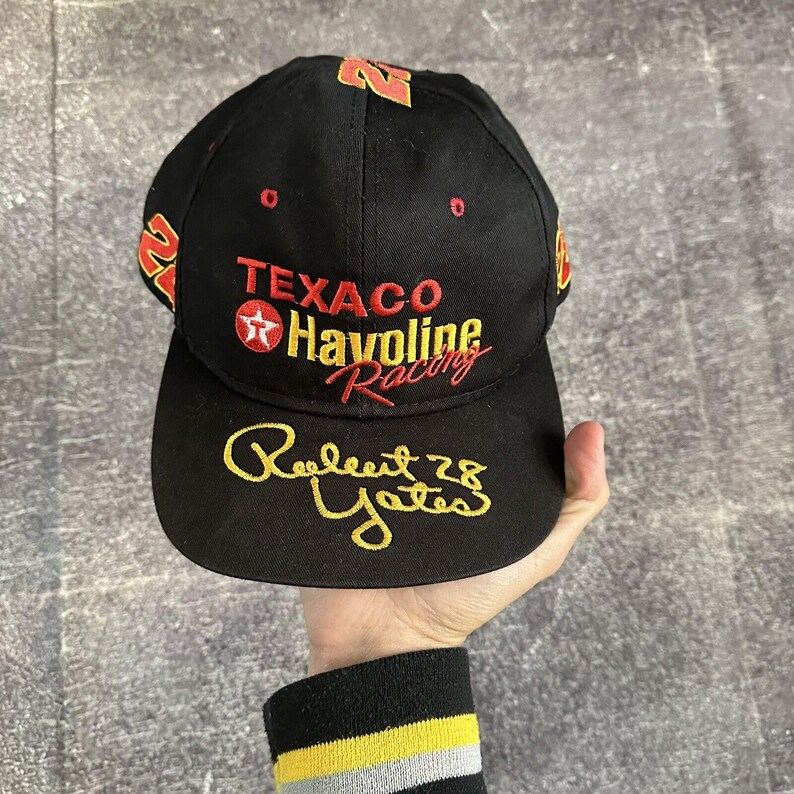 Men's Vintage 90's Robert Yates Texaco Havoline Racing NASCAR Snapback ...