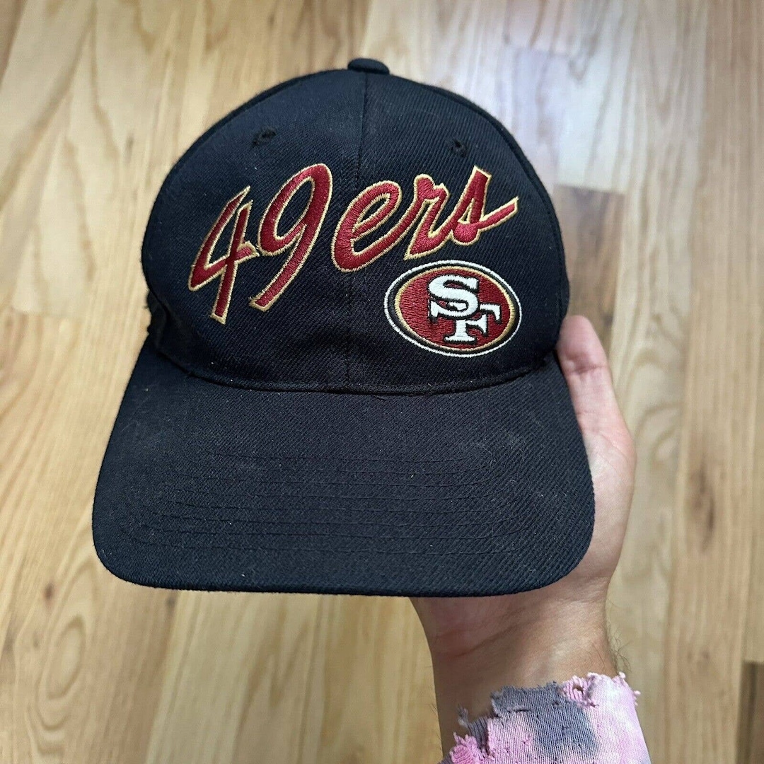 Men's Vintage Sports Specialties San Francisco 49ers Black Script ...