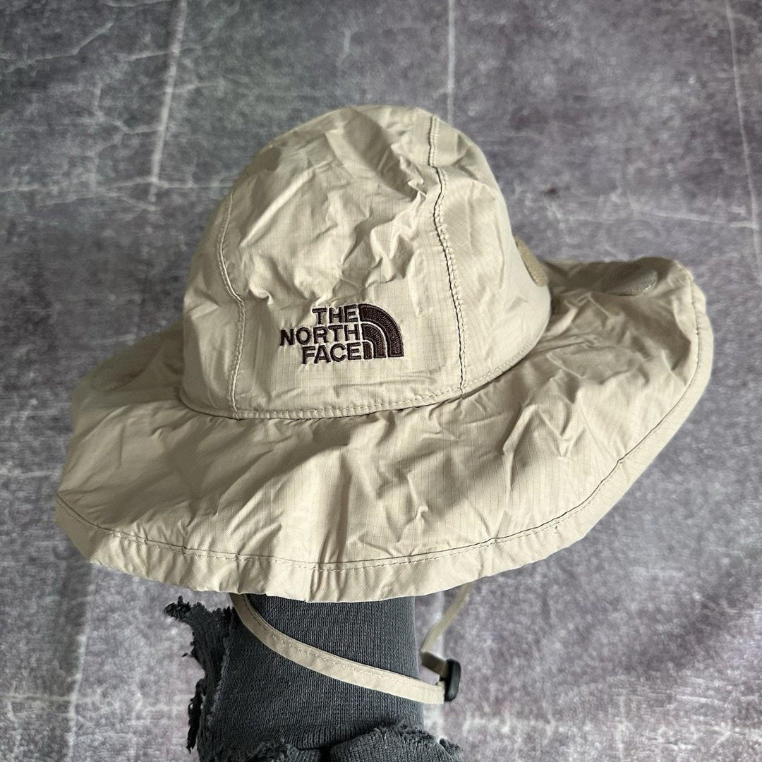 Mens Vintage Y2K the North Face Hyvent Tan Boonie Brimmer Bucket ...