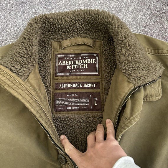 Mens Vintage Y2K Abercrombie & Fitch Adirondack Army … - Gem