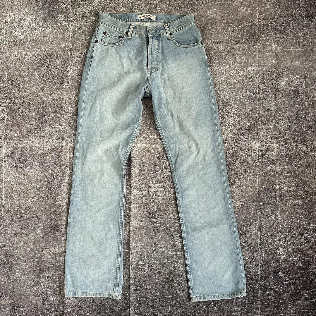 Men's Vintage Big Star Vintage Denim Rope Dyed Blue Button Fly Jeans Sz ...